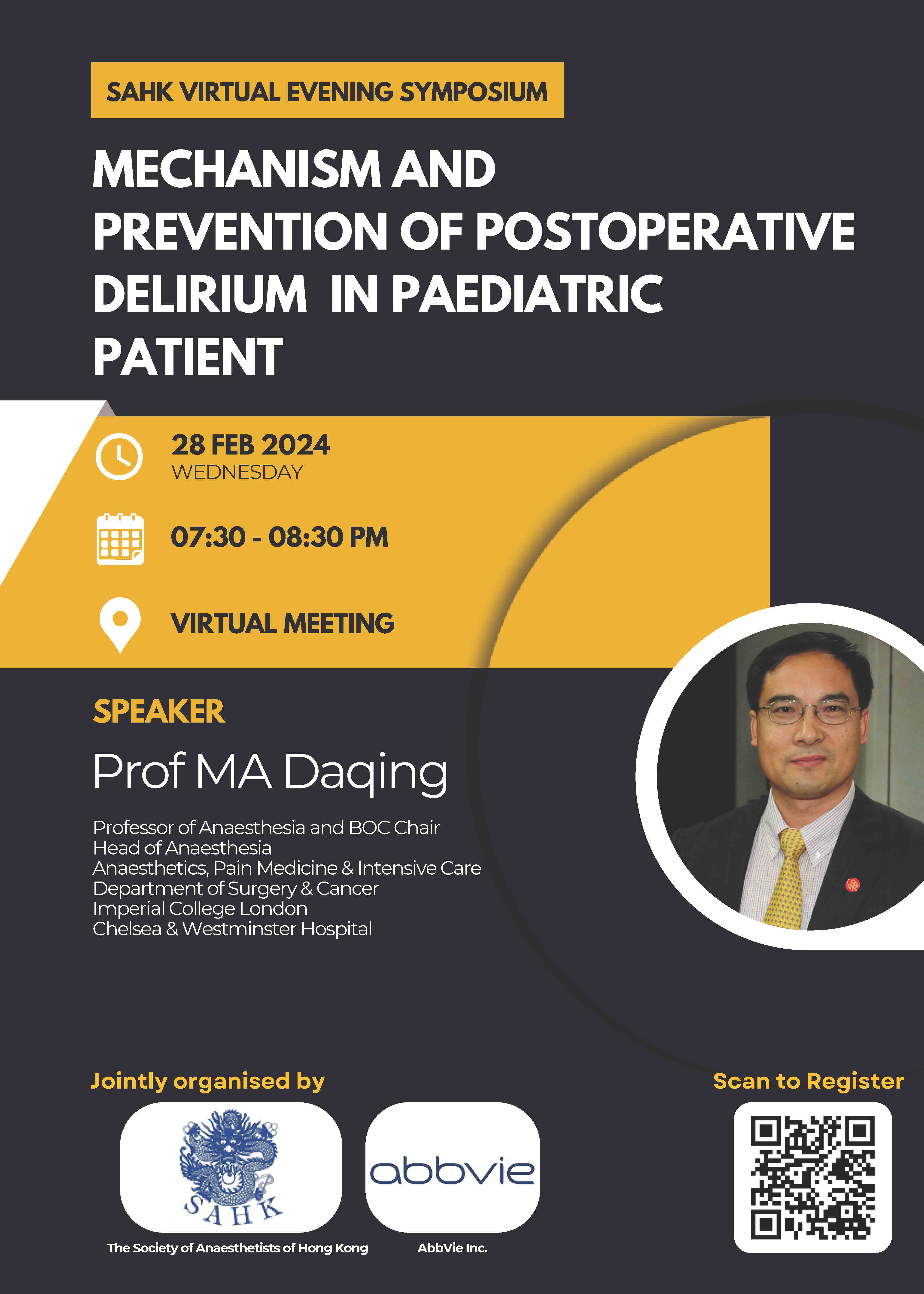 The Society of Anaesthetists of Hong Kong (SAHK)