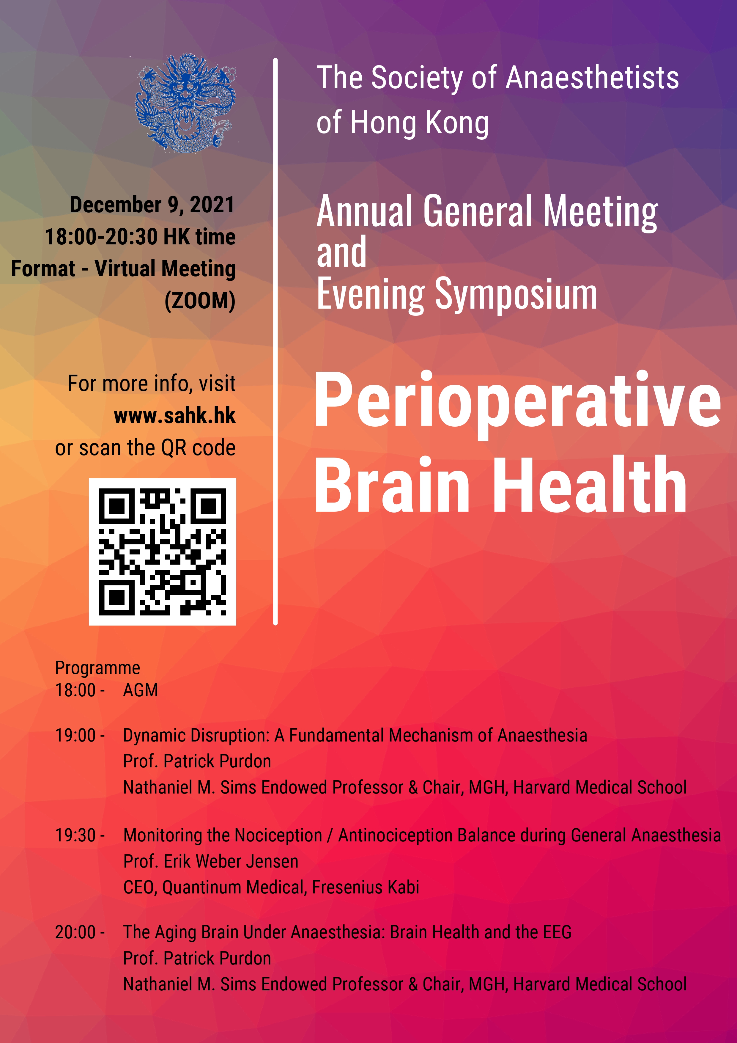 The Society of Anaesthetists of Hong Kong (SAHK)